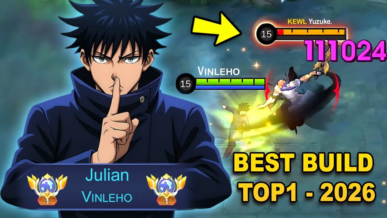 (WIN RATE 92%) TOP 1 GLOBAL JULIAN SOLO RANK!! 😱 | BEST BUILD TOP 1 ...
