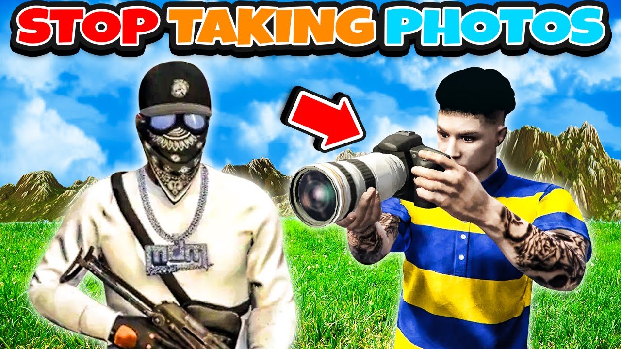 Taking Pictures of ANGRY Gang Members In GTA RP - YouTube