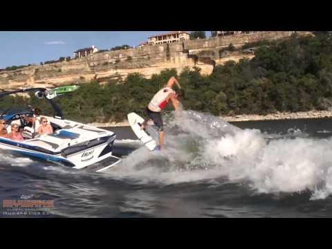 George Daniels - Wakeskate - Towed Rail Trick - Pro Men