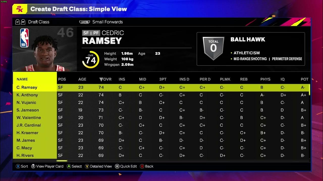 NBA 2K25: How to Create a Draft Class - YouTube