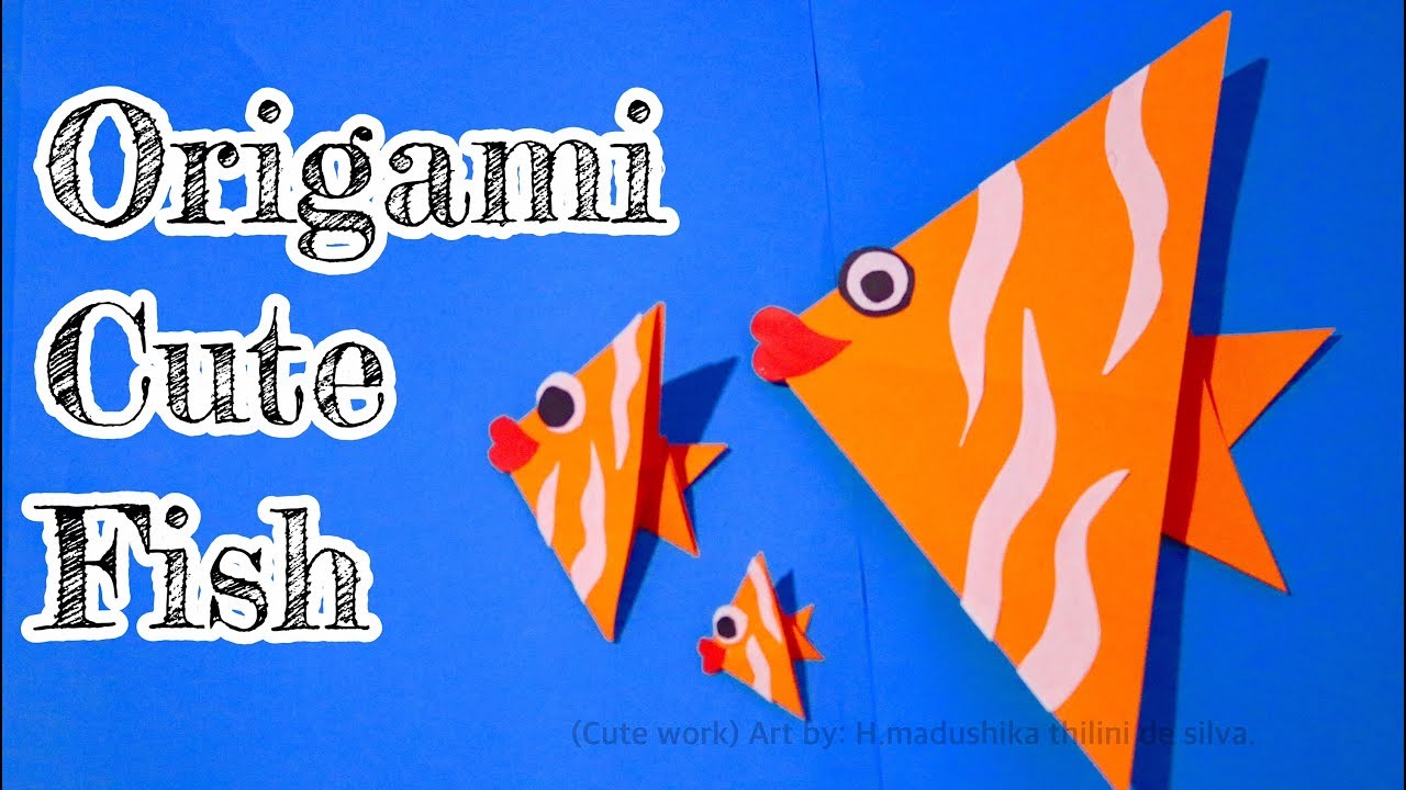 DIY Easy Origami Fish / Handmade crafts / Paper Fish - YouTube