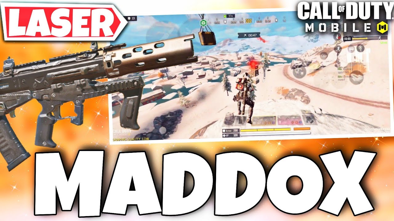*New* MADDOX is a laser in Call of Duty Mobile Battle Royale Season 2 ...