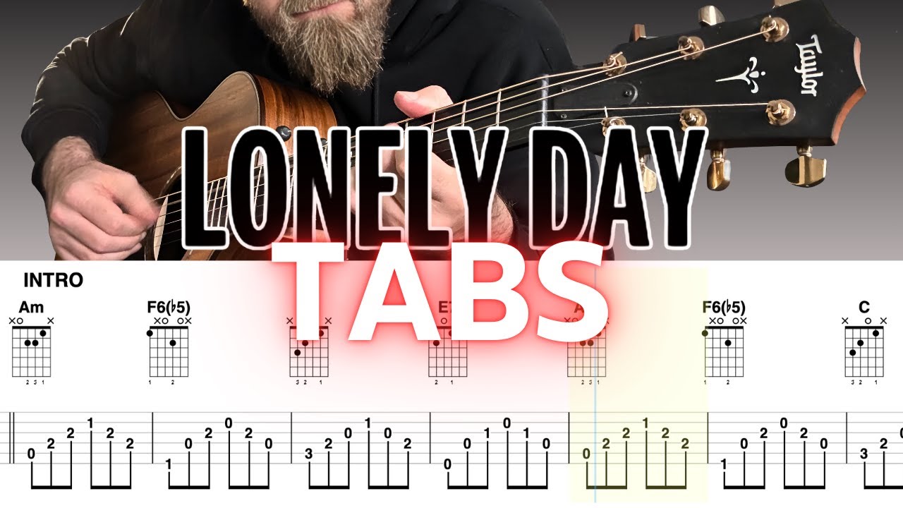 System Of A Down - Lonely Day • Fingerstyle TABS - YouTube