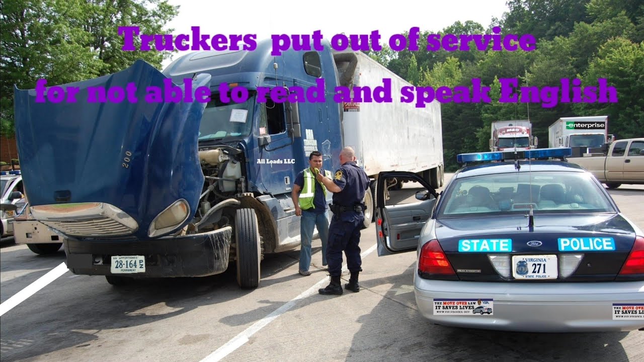 Can’t Read English? You Could Be Put Out of Service Under FMCSA New law ...