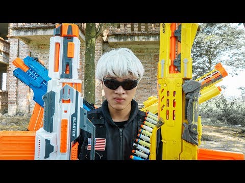 Banana TV : Super Soldier Ultimate Squad Skill Nerf Guns Battle High-tech Crime NERF WAR