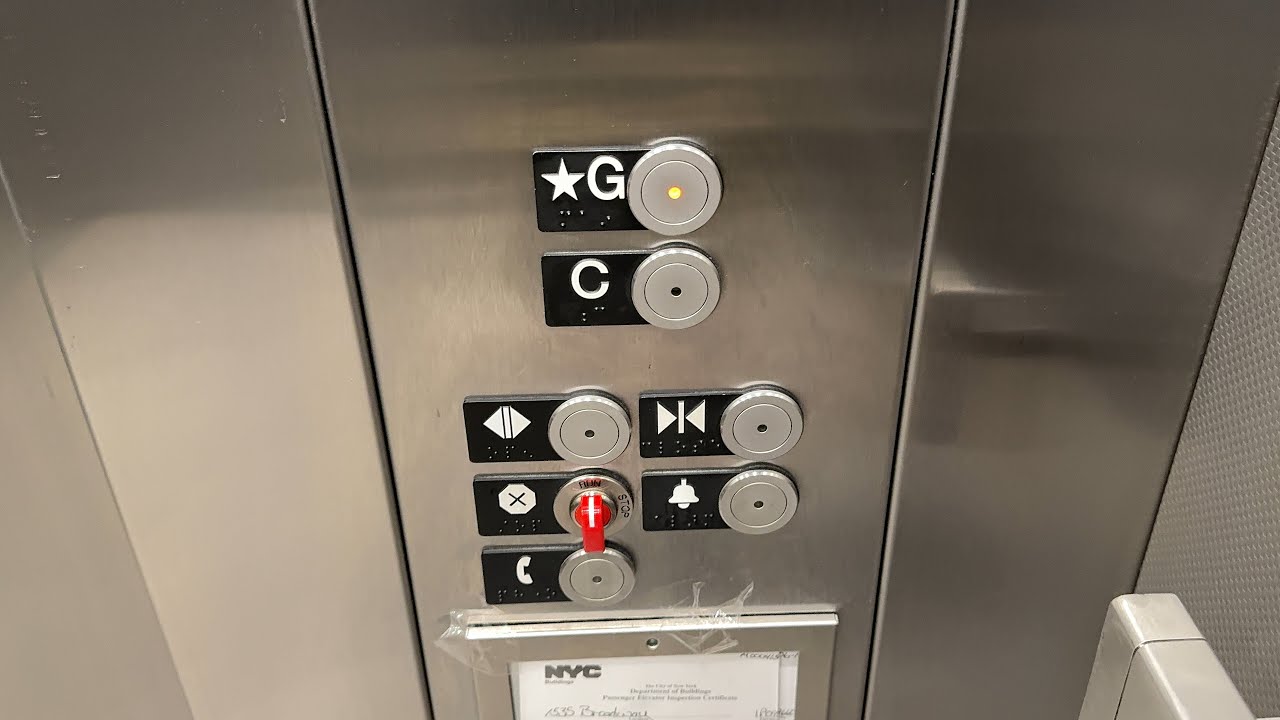 KONE EcoSpace Elevator at Levi's- Times Square- New York, NY, USA - YouTube