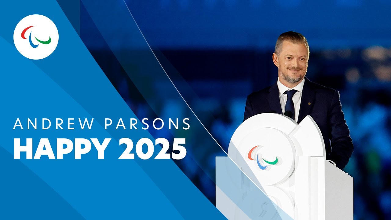 Happy New Year from IPC President Andrew Parsons - YouTube