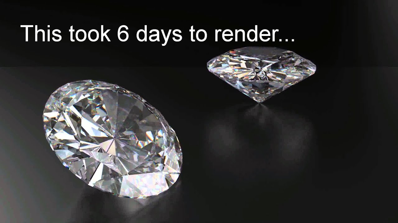 Diamonds - Blender Render @ 1080p (60fps) - YouTube