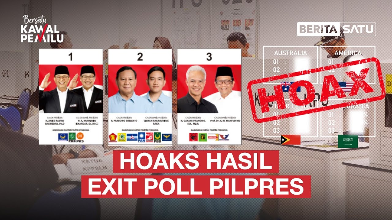 🔴LIVE | Hoaks Hasil Exit Poll Pilpres - Bersatu Kawal Pemilu Spesial ...