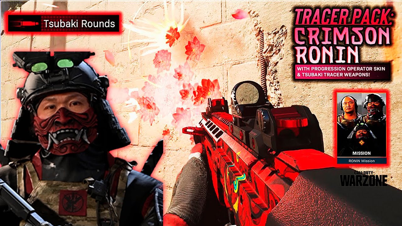 GRAN PACK SAMURAI CRIMSON RONIN *BALAS ROJAS + 3 SKIN * COD WARZONE ...