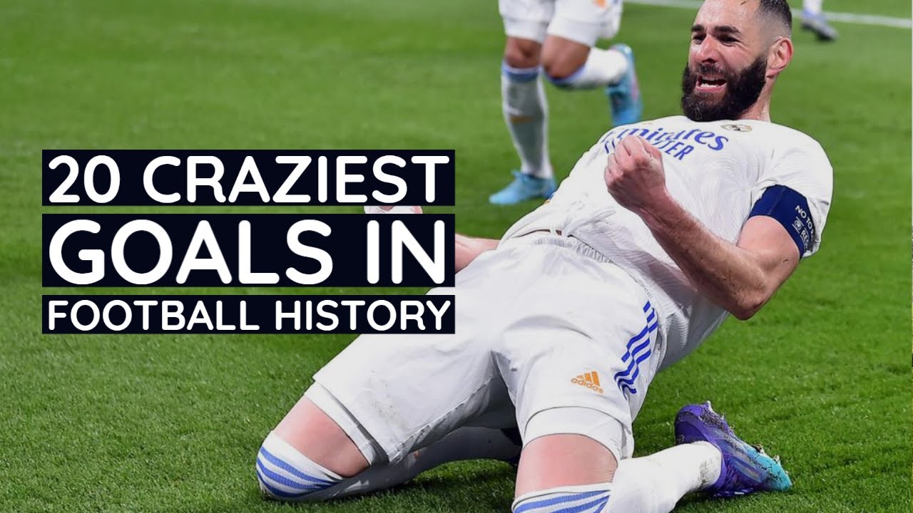 20 CRAZIEST Goals In Football History - YouTube
