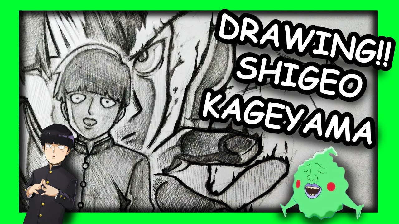 How to draw Kageyama Shigeo Anime Drawing Mob Psycho 100 - YouTube