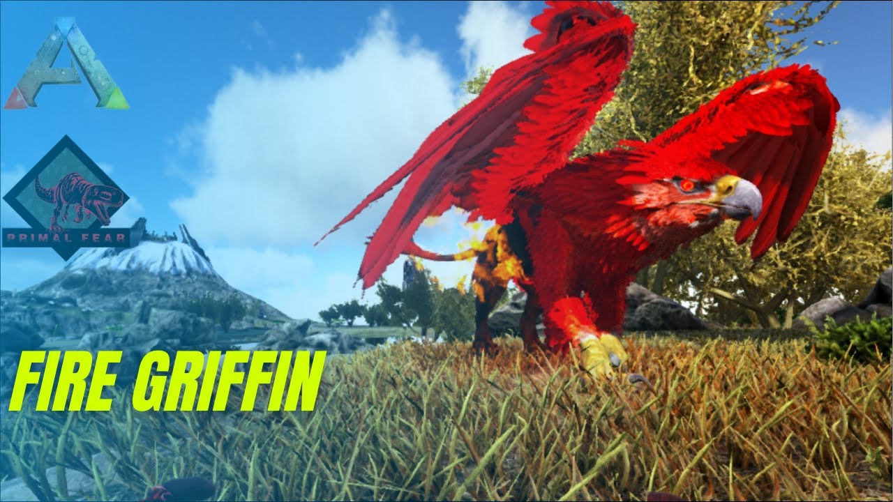Taming Fire Griffin - Ark Survival Evolved - Primal fear - YouTube