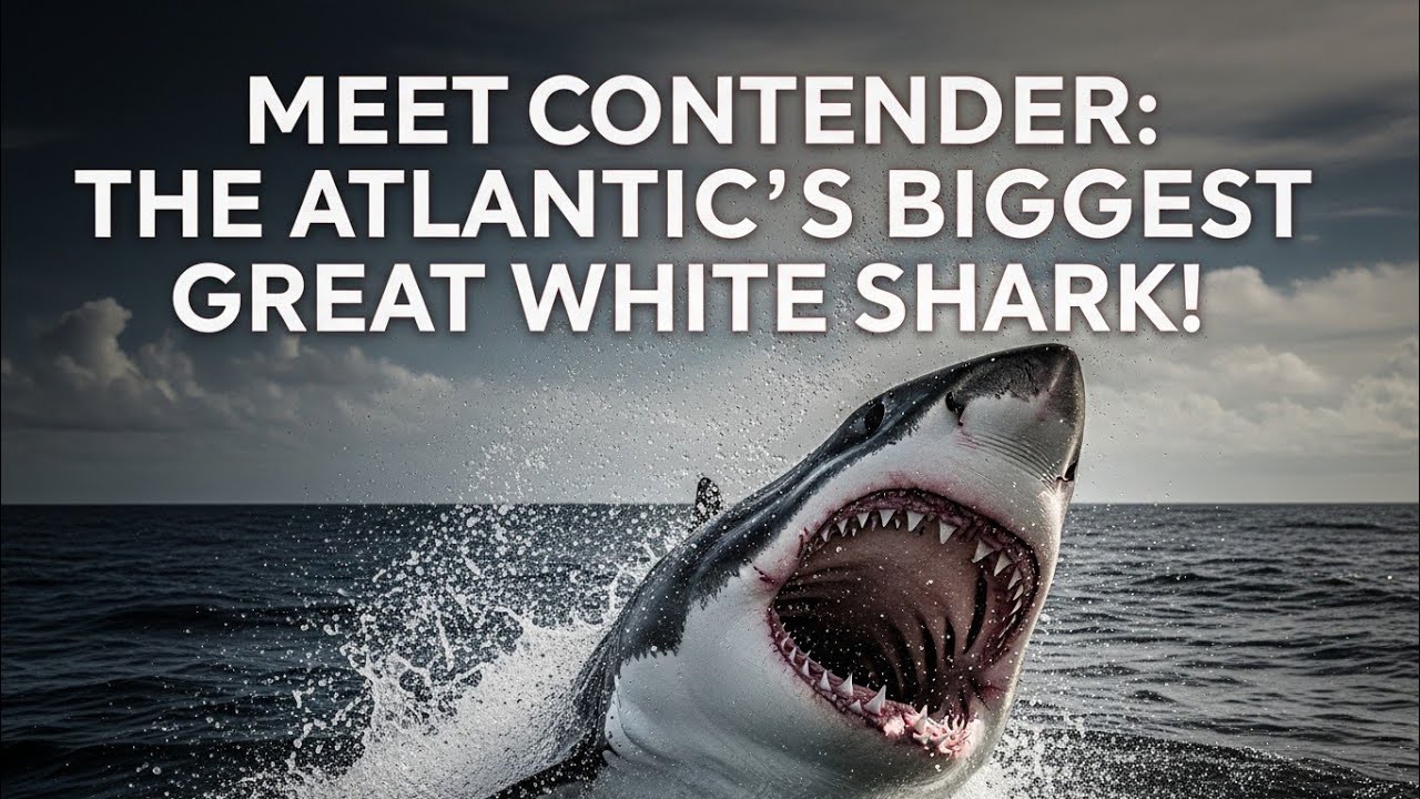 Meet Contender: The Atlantic's Biggest Great White Shark! - YouTube