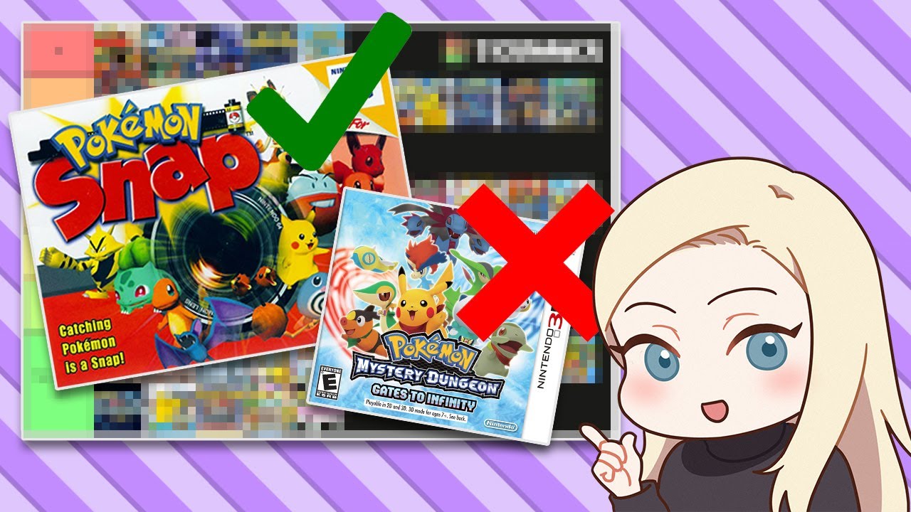 Best Pokémon Side Games ULTIMATE Tier List | LittleShellder - YouTube