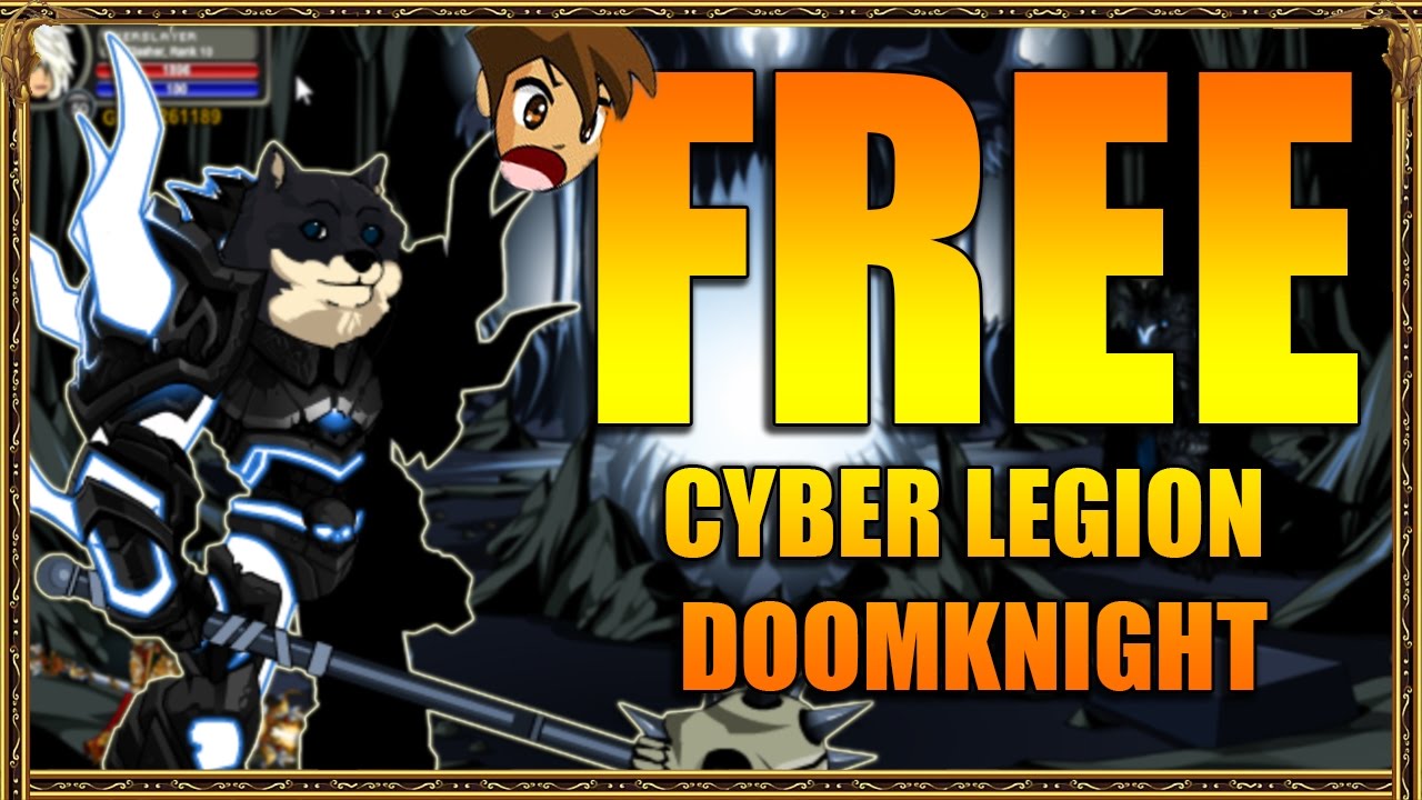 CYBER LEGION DOOMKNIGHT + CYBER MONDAY SHOP - AQW ADVENTUREQUEST WORLDS ...