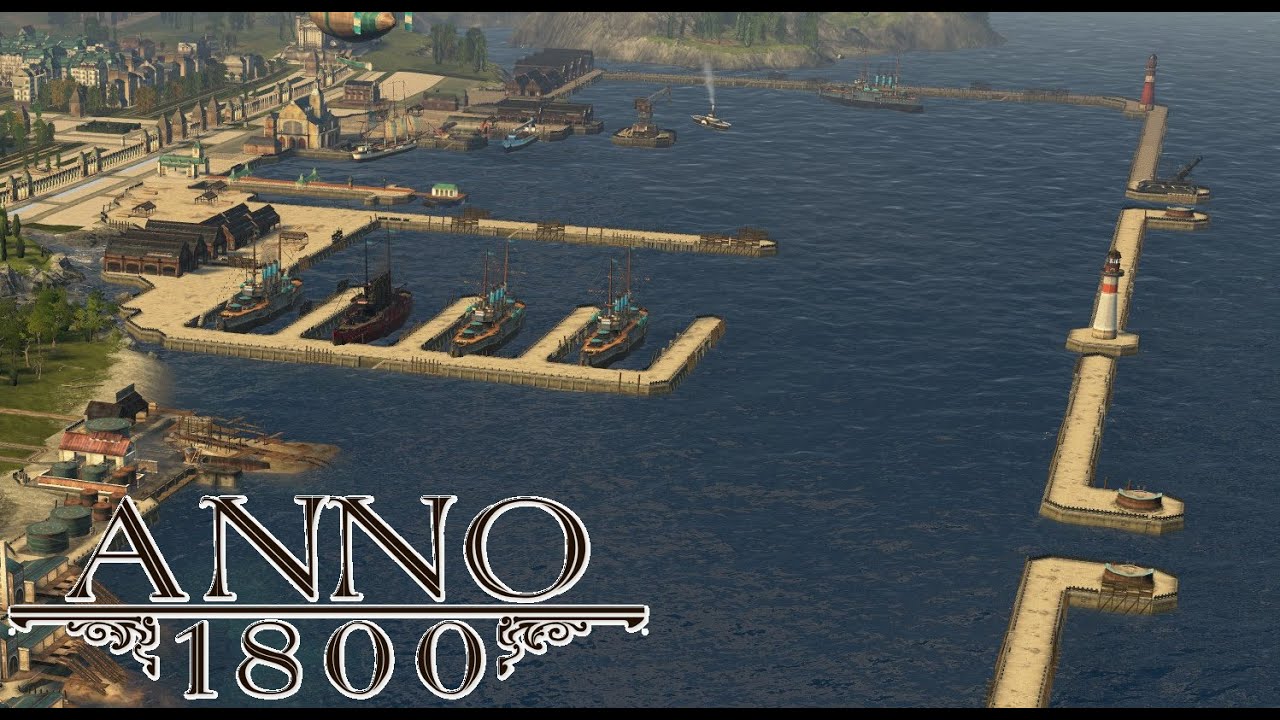 Hafen-Ausbau | Anno 1800 | #152 - YouTube