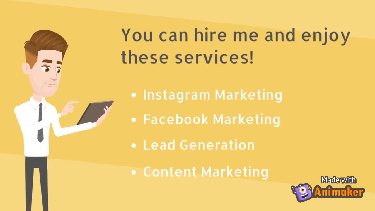 Virtual Assistant Ad Made Through Animaker - YouTube