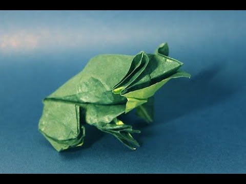 Origami bullfrog Roman Diaz 🐸 - YouTube