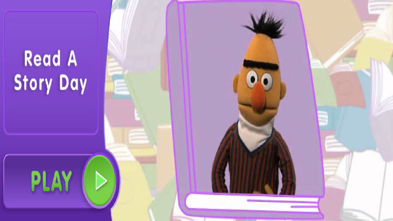 Sesame street read a story day with Bert - YouTube