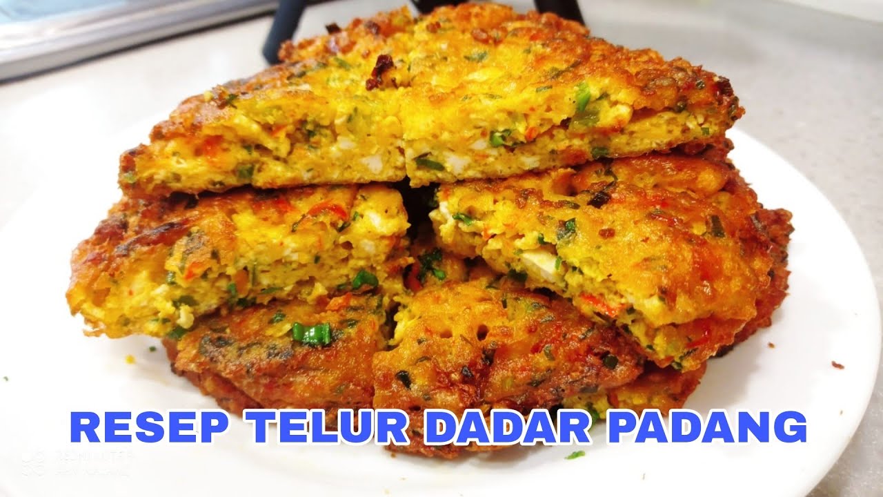 RESEP TELUR DADAR PADANG 3 TELUR || MENU HARIAN - YouTube