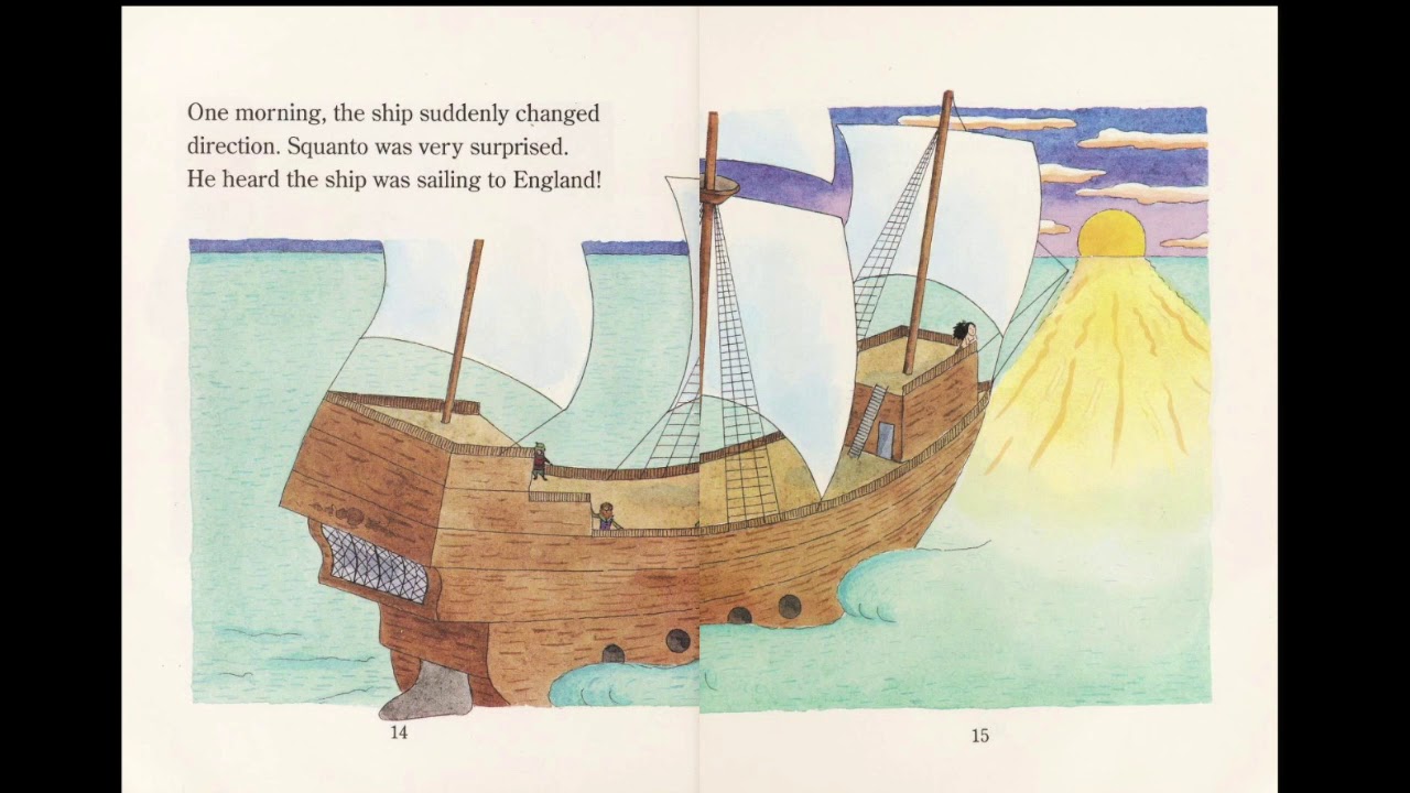 Young Squanto by Andrew Woods and read aloud by Elizabeth Jamo - YouTube