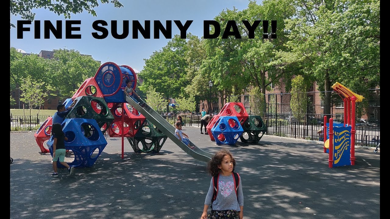 A sunny day at Travers Park, Jackson Heights, Queens, New York City ...