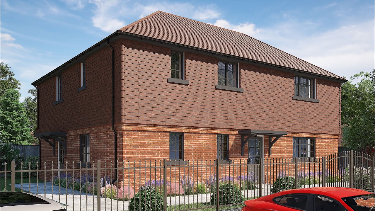 CGI Virtual Viewing - Redpender Place, Old Basing - YouTube