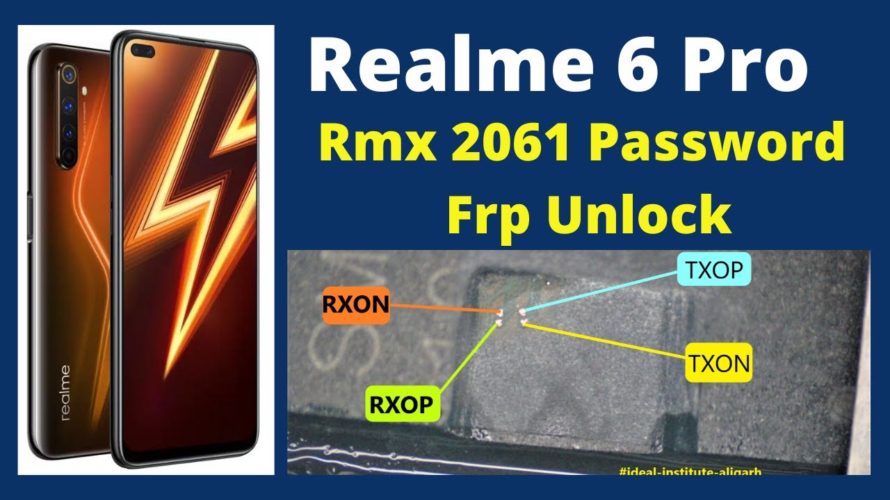 Realme 6 pro Rmx 2061 Password Frp Unlock With Easy Jtag Box / How To ...
