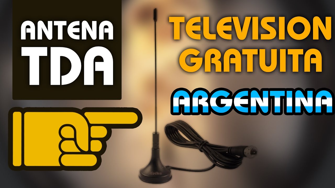 Antena Interior Tv Digital Tda Full Hd - Tv Abierta Gratuita - YouTube