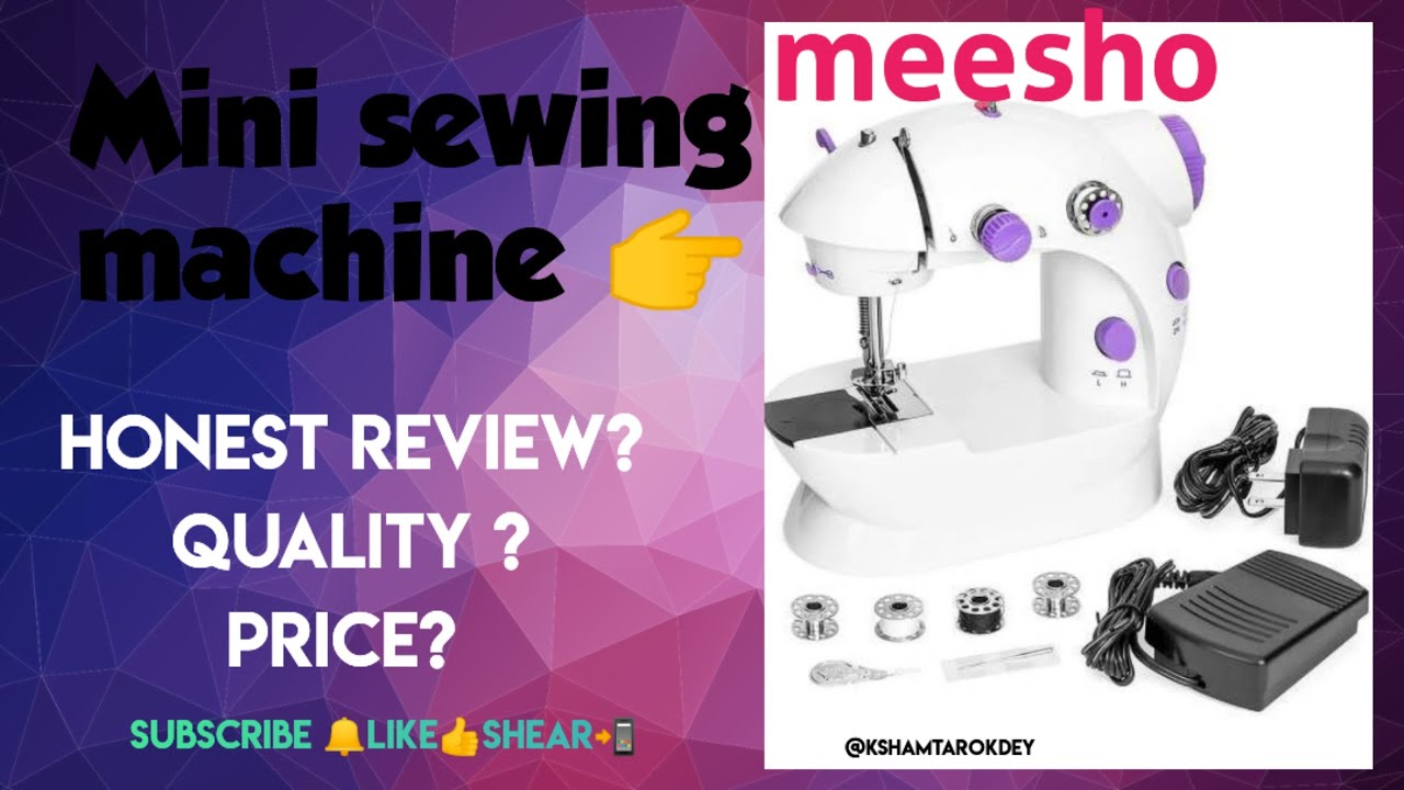 Mini sewing machine|easy to use| from meesho honest review - YouTube