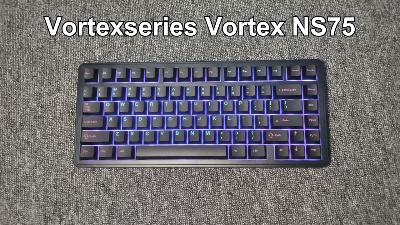 Review Keyboard Under 1 Juta - Vortexseries Vortex NS75 - YouTube