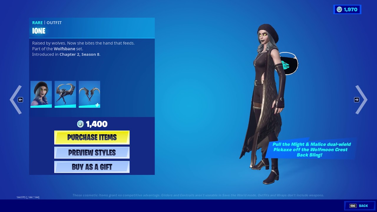 NEW IONE SKIN IN FORTNITE!!! Season 8 - YouTube