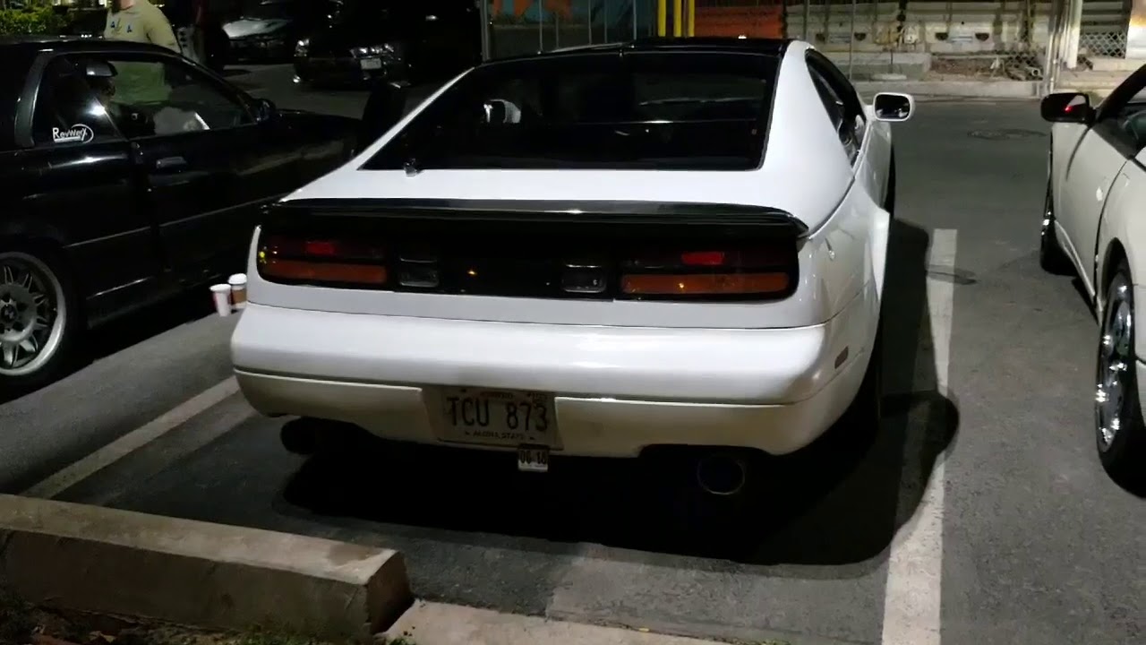 1994 Nissan 300zx NA 3" straight pipe to Greddy Muffler - YouTube