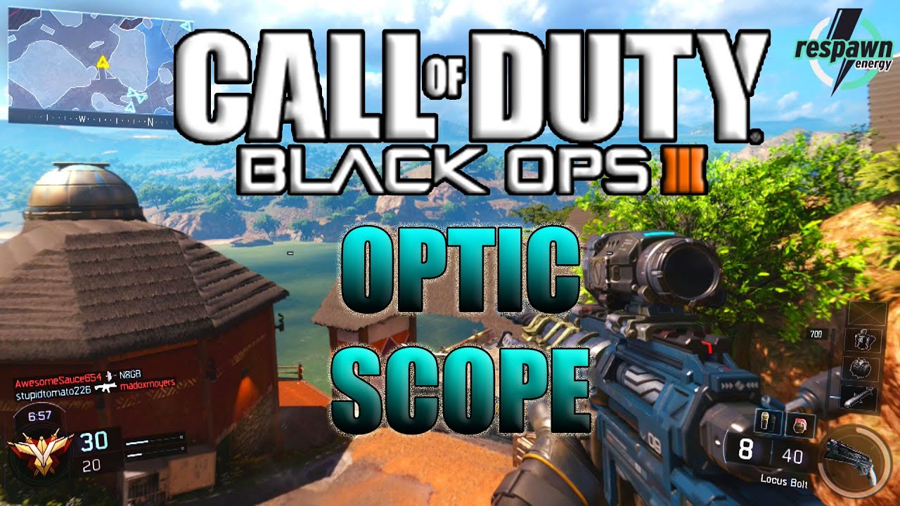 Black Ops 3 - Optic Scope (Bo3 Beta Sniping) - YouTube