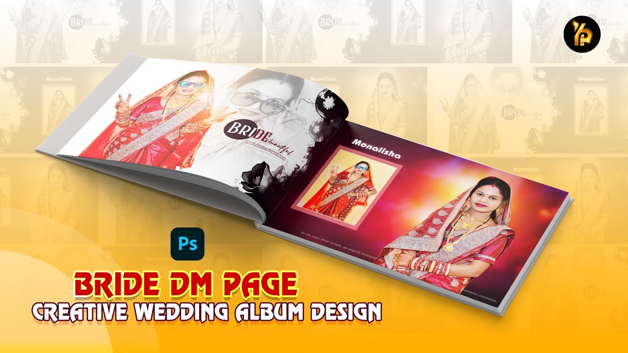 12x36 DM Design In Photoshop | Indian Wedding Album Design | Create ...