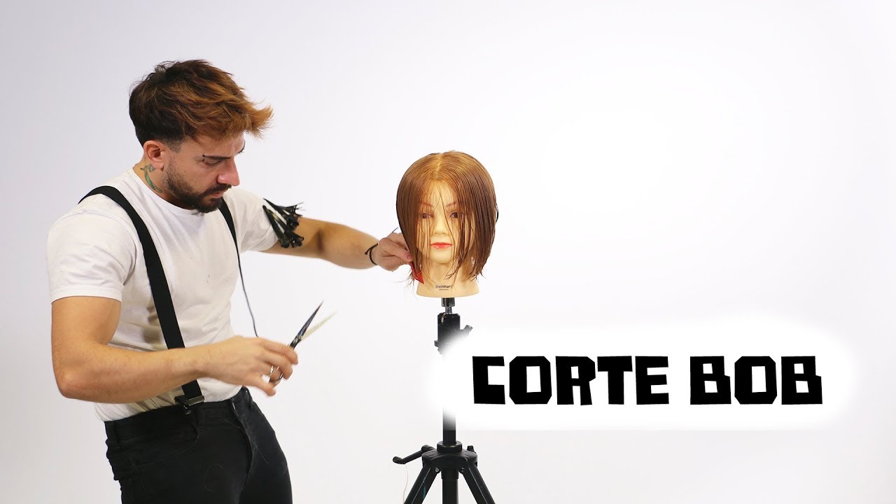 CORTE BOB CON DEGRADADO Y CAPEADO! - YouTube