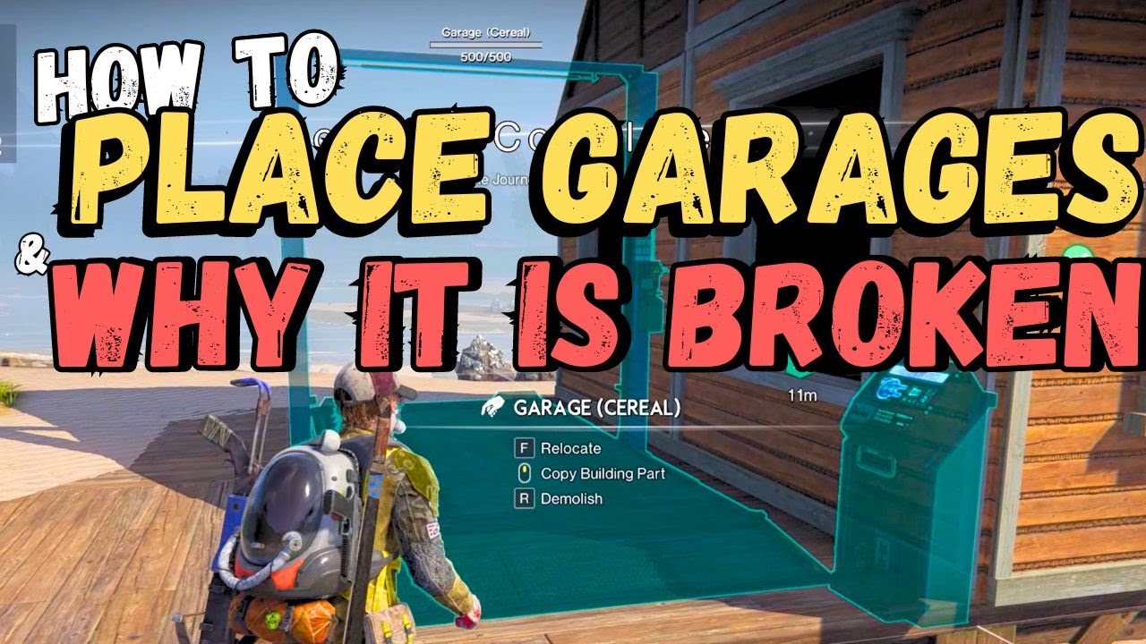 Once Human: How to Place a Garage & Why it is BROKEN - YouTube