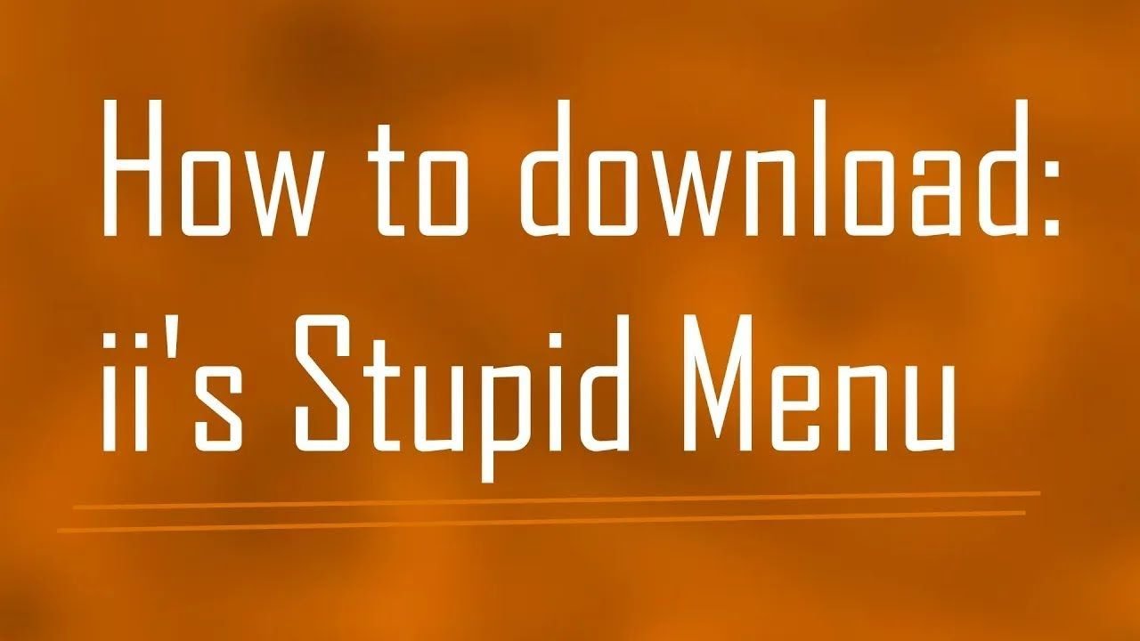 How to Get ii Stupid Mod Menu is Gorilla Tag (WORKING 2026!) - YouTube