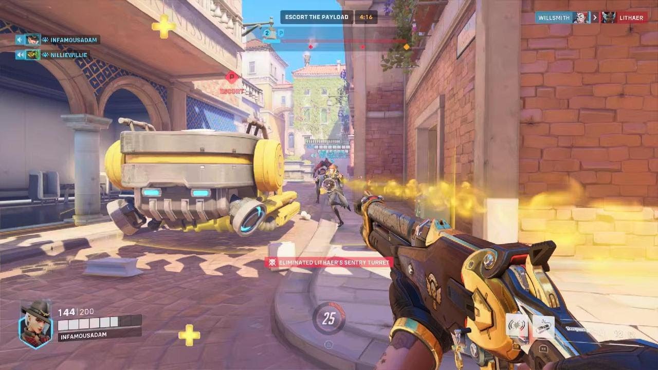 Overwatch 2: Ashe. Rialto Attack - YouTube
