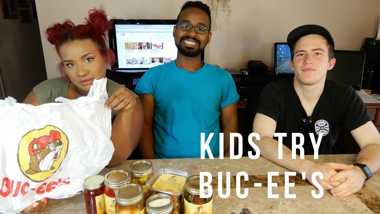 The Kids Try Buc -EE's from Dallas Texas - YouTube