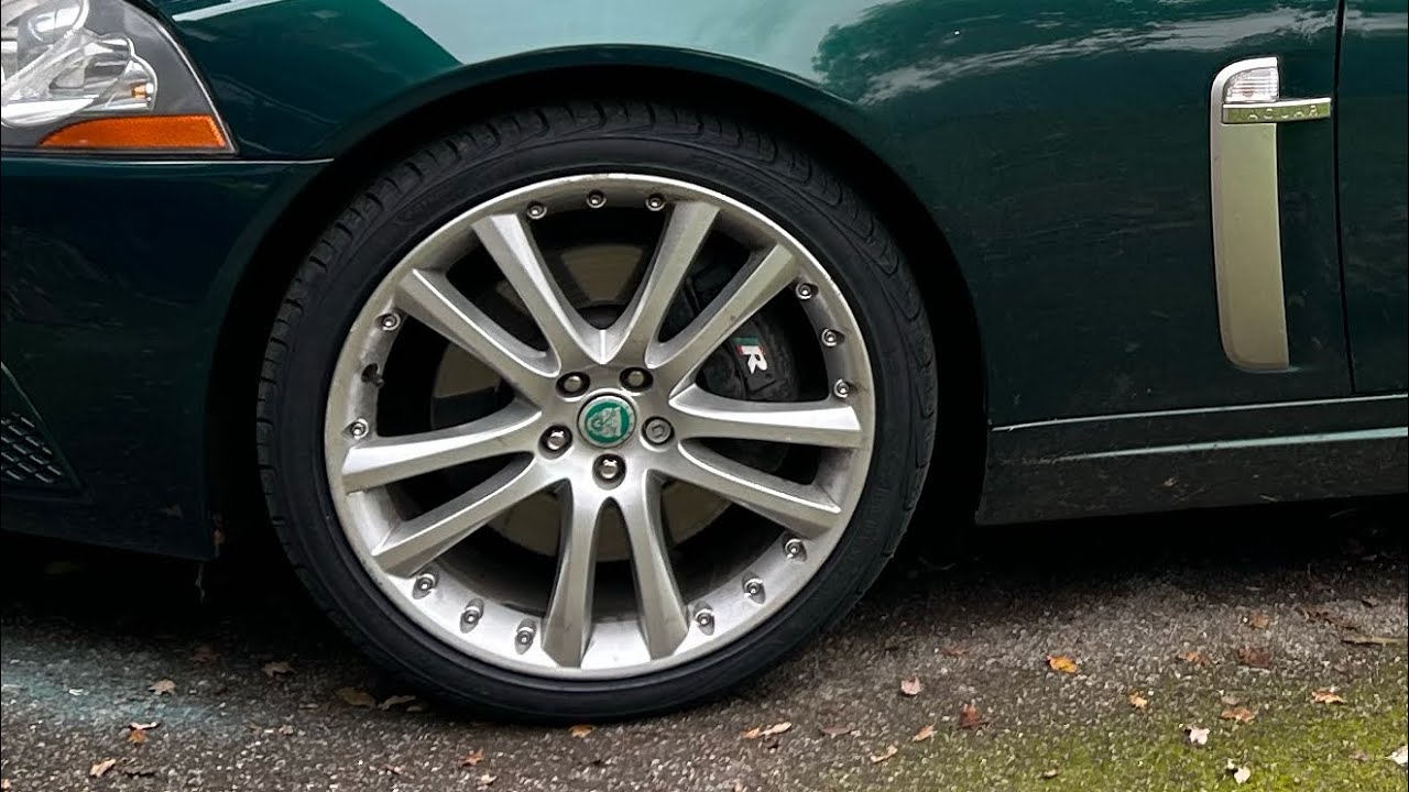 JAGUAR XKR X150 - Upgraded Alloys to 20inch Senta staggered set-up (285 ...