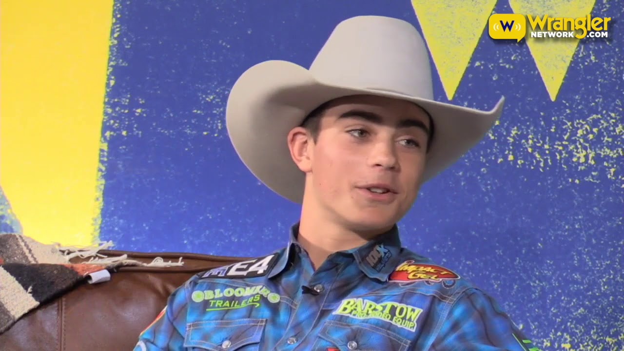 Bradlee Bronc Miller 14-year old Jr. NFR Champion with Alexis Bloomer ...
