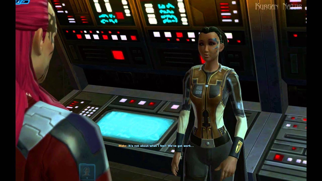 SWTOR - Talking with Mako [First Kiss] (BH) - YouTube