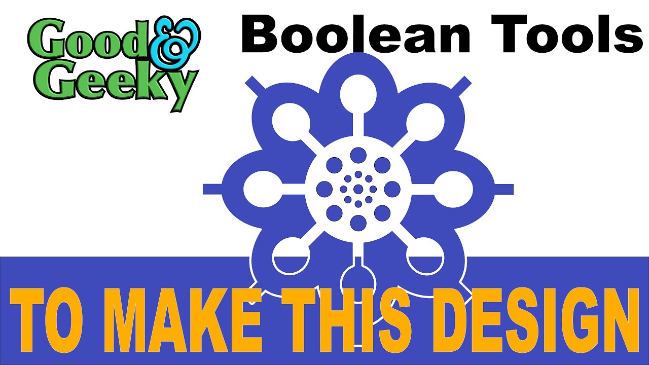 Affinity Designer - Make a decorative pattern with Boolean Tools - YouTube