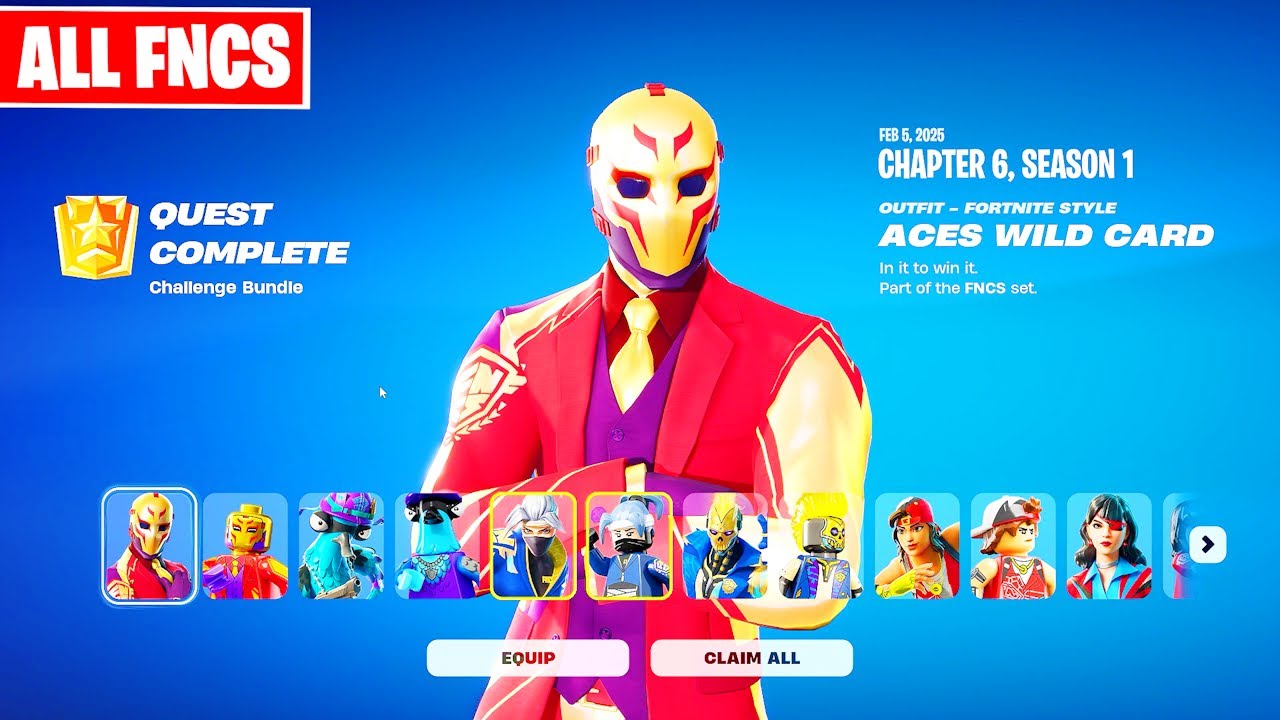 All FNCS Skins, Emotes, and Items Collection (2021 - 2025) - YouTube