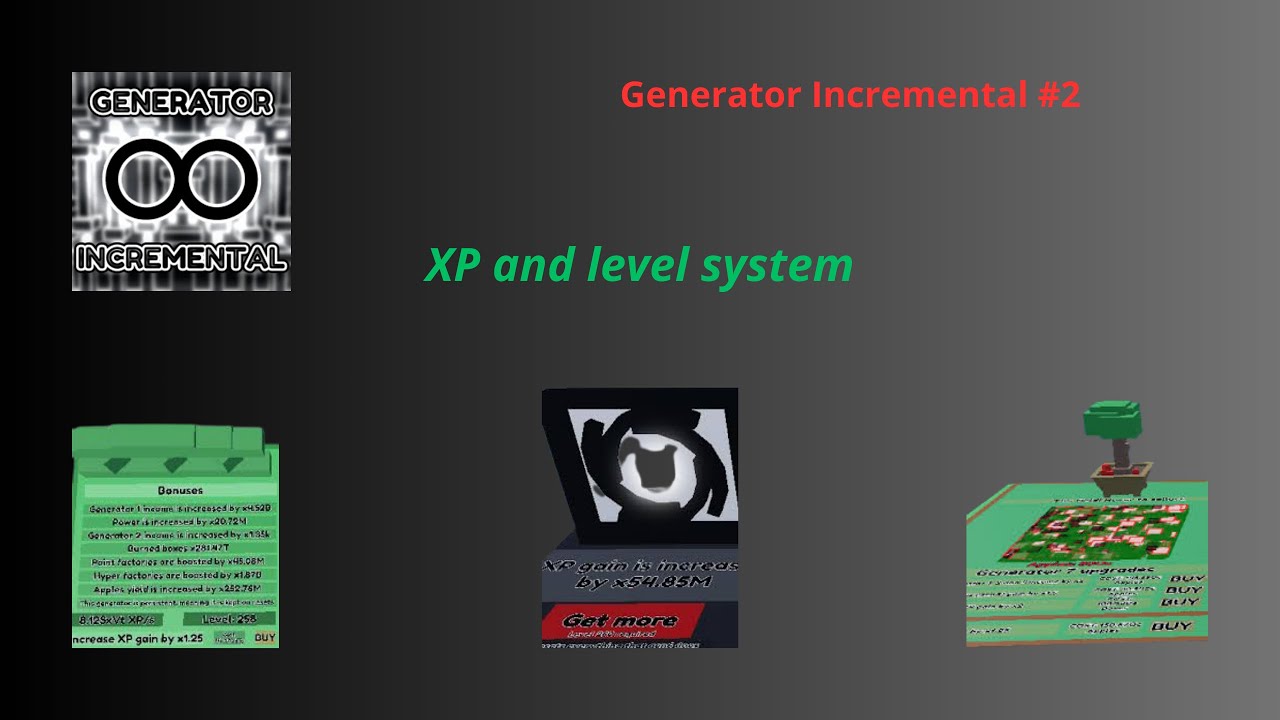 Generator incremental #2 | XP and level system - YouTube
