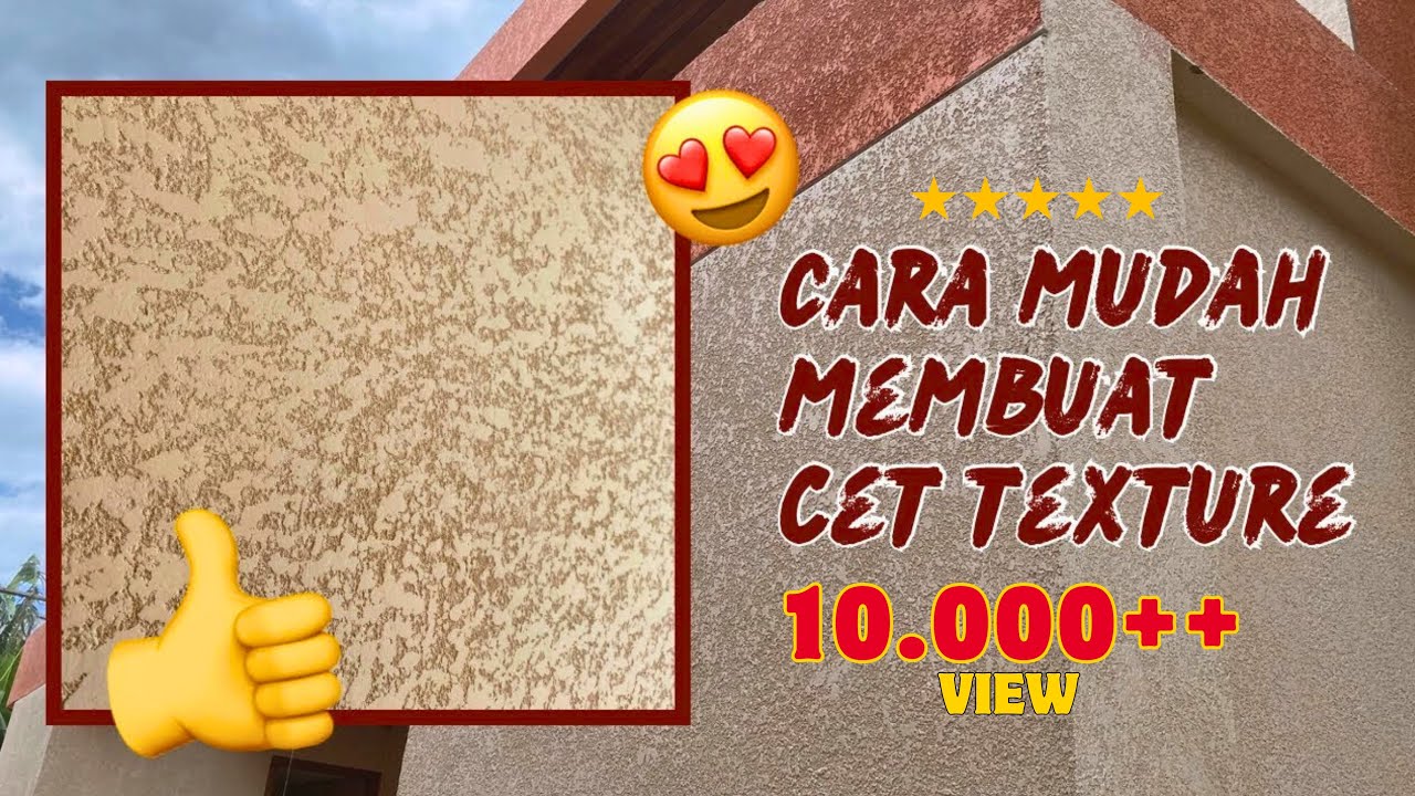 Cara mudah membuat cet texture untuk pemula‼️ - YouTube