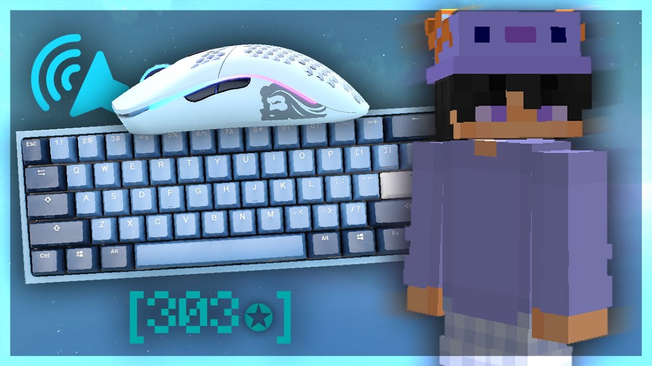 *RELAXING* Keyboard + Mouse ASMR Sounds | Hypixel Bedwars - YouTube