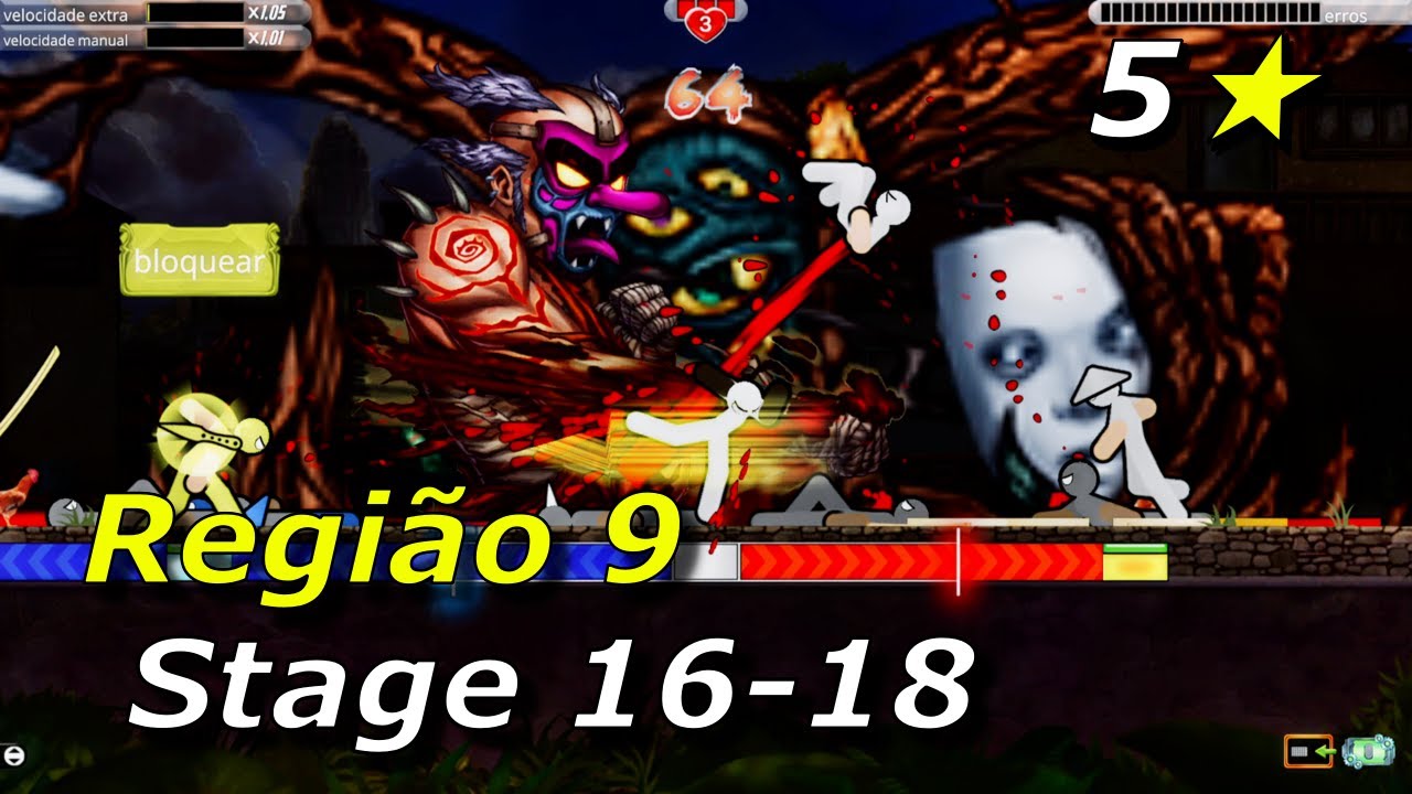 (Legendado) One Finger Death Punch 2 - Região 9 Stage 16 - 18 (5 Stars ...